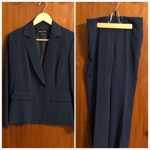 Isabel & Nina | Pants & Jumpsuits | Pantsuit Isabel Nina 6 Blue Blazer Trouser | Poshmark